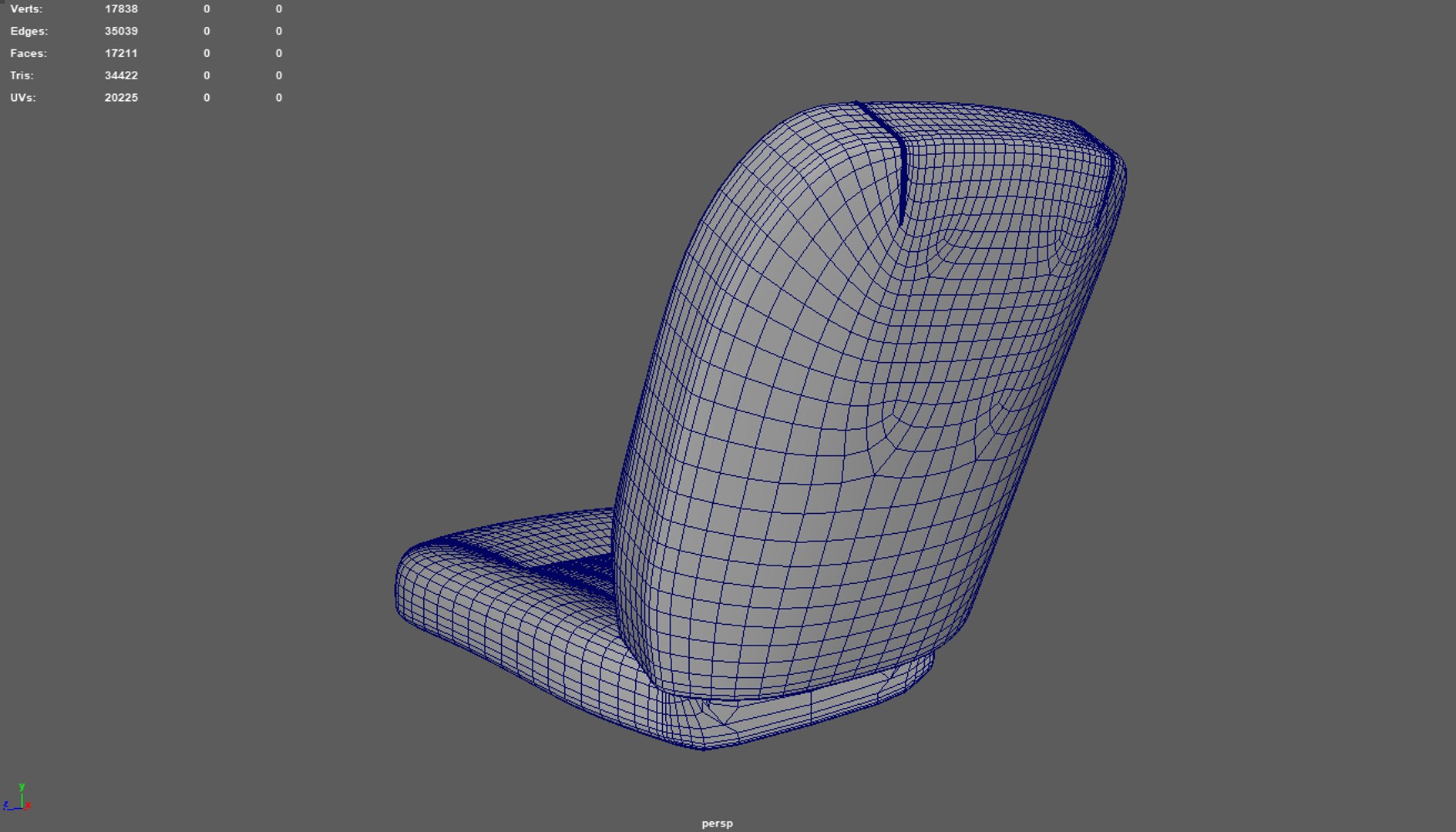 Car Seat 010 3D Model - TurboSquid 1850644