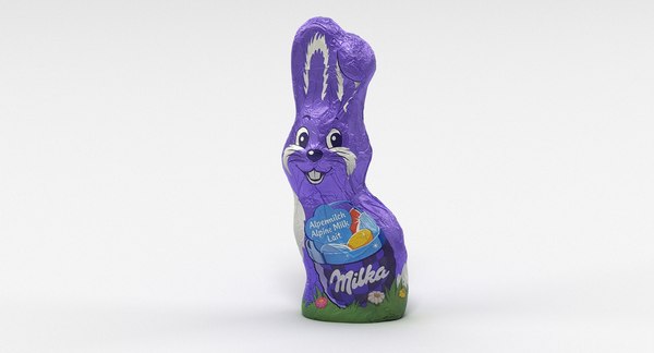 3D milka chocolate bunny model - TurboSquid 1398684
