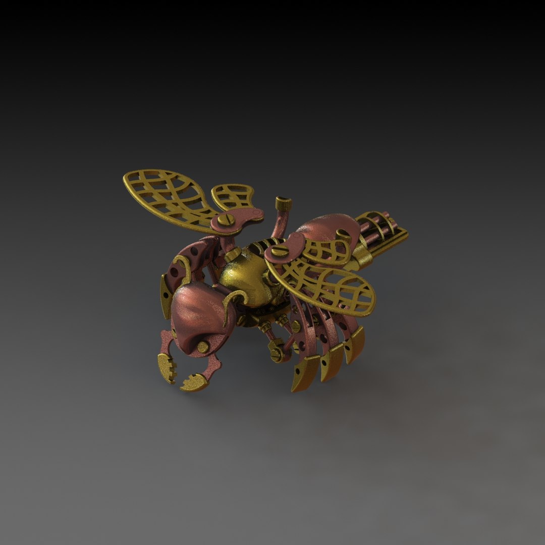 3D model collectible toy mechanical bee - TurboSquid 1588512