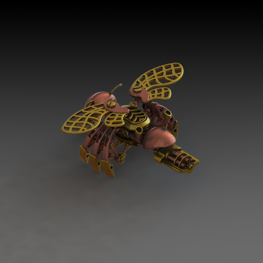 3D model collectible toy mechanical bee - TurboSquid 1588512