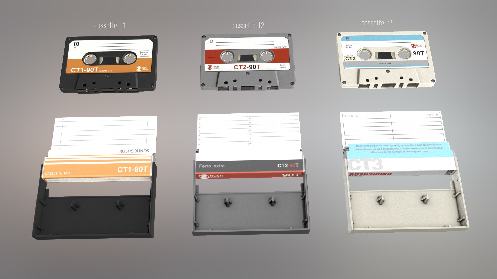Cassette Tape 3D - TurboSquid 1160522