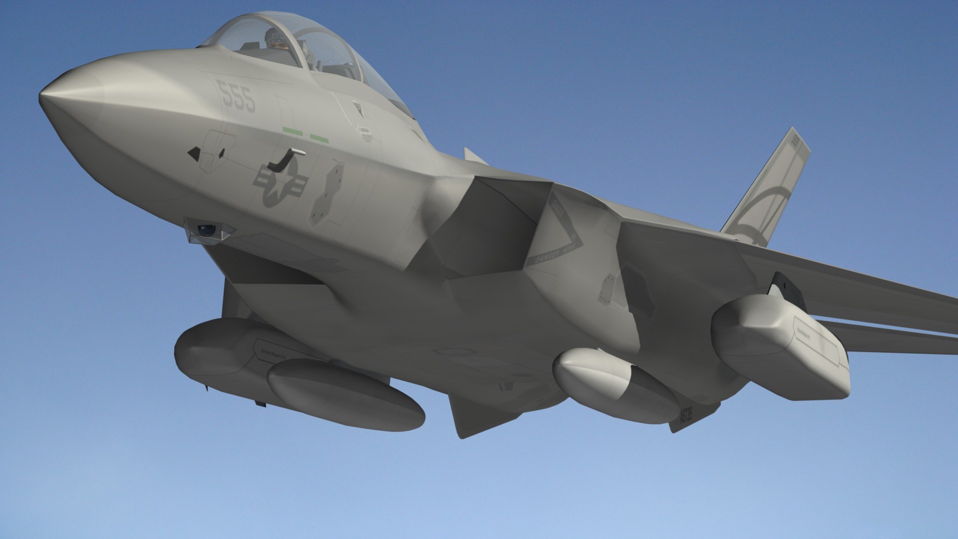 Advanced Fighter Jet Model - TurboSquid 1796354