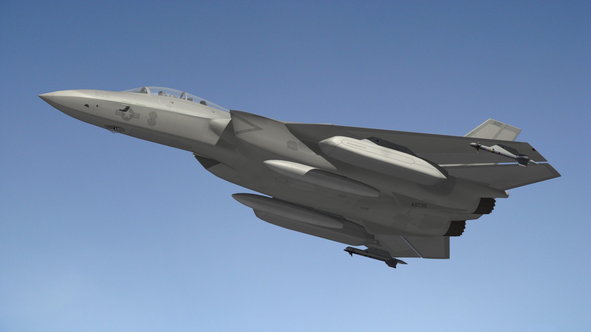 Advanced Fighter Jet Model - TurboSquid 1796354