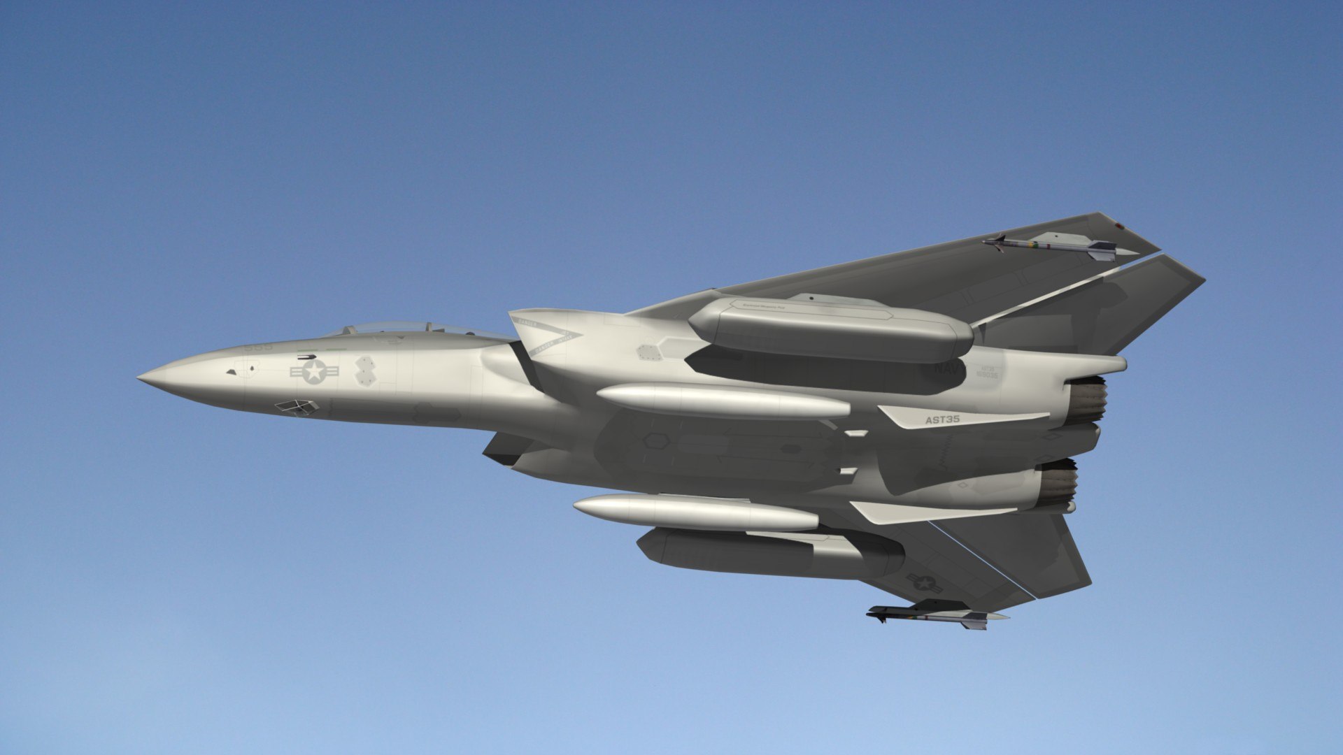 Advanced Fighter Jet Model - TurboSquid 1796354