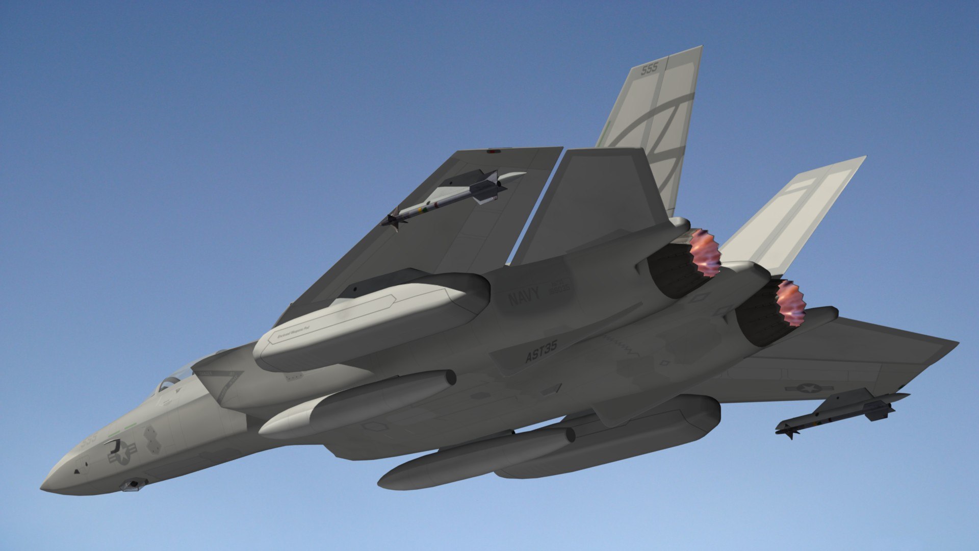 Advanced Fighter Jet Model - TurboSquid 1796354
