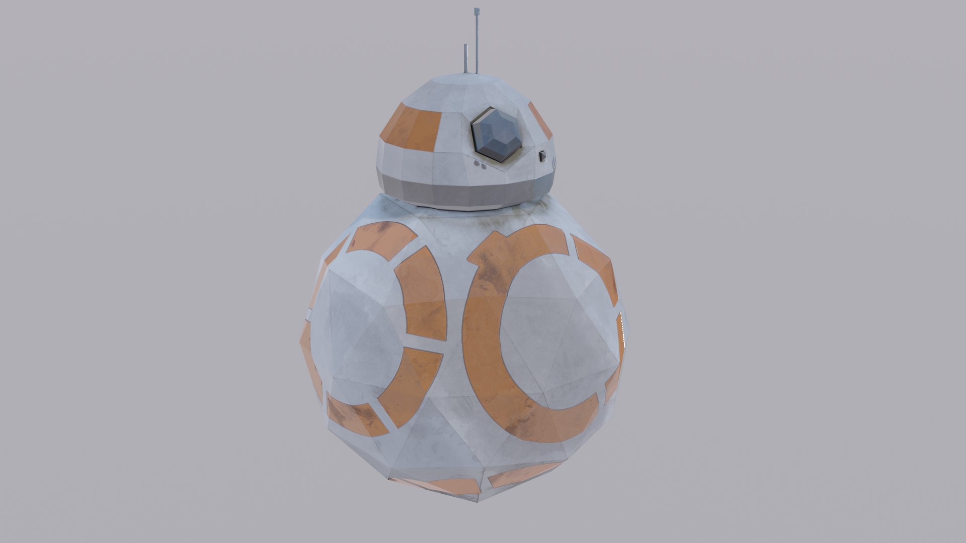 Low Poly BB8 Model - TurboSquid 1994248