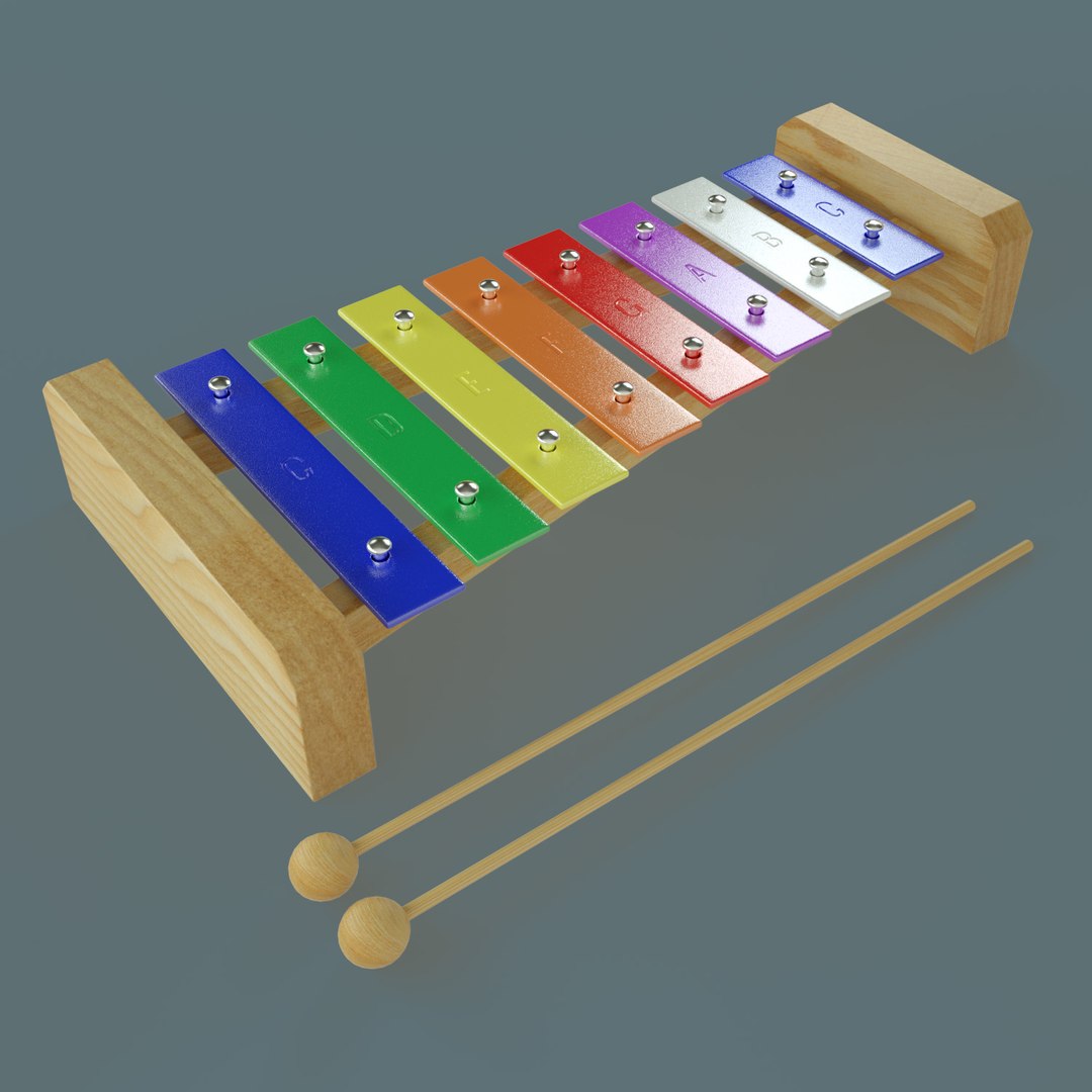 Toy Xylophone 3d C4d