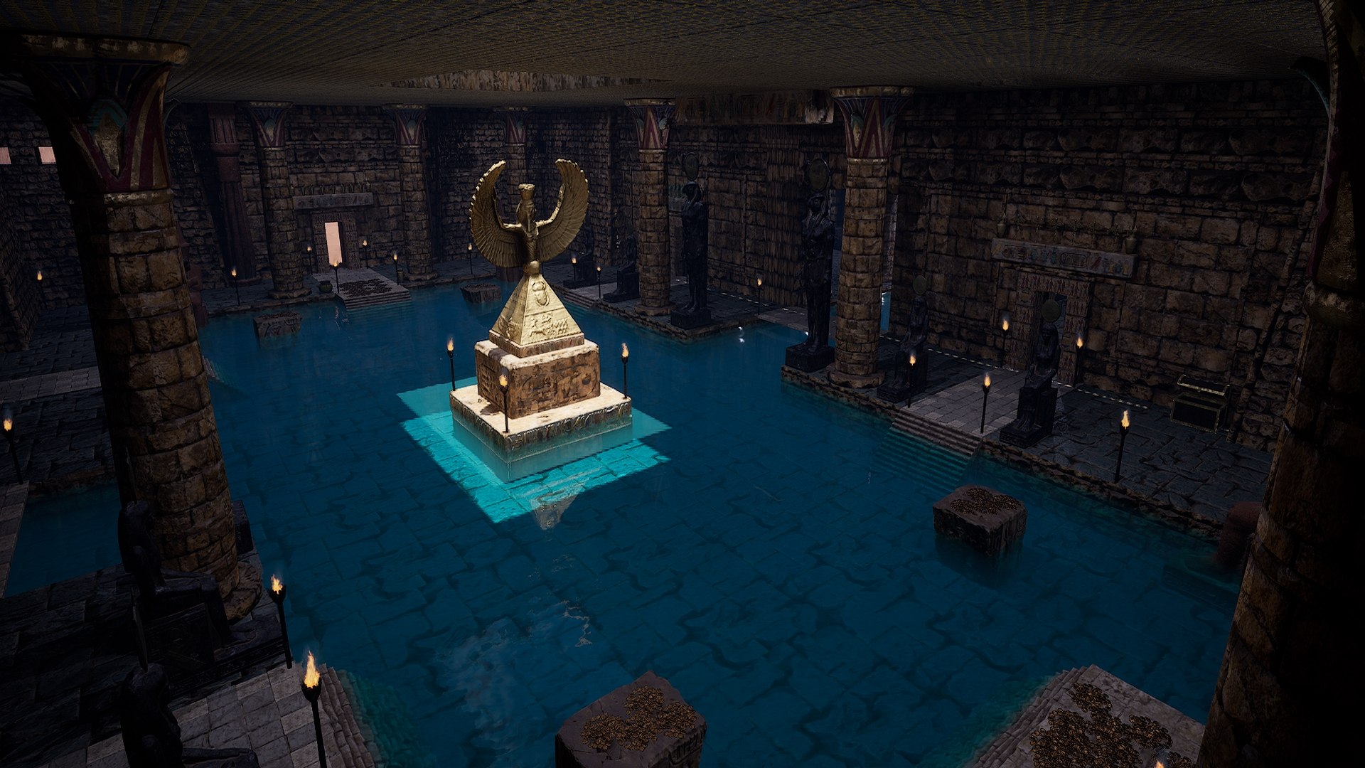 3D Temple Of The Pharaohs Curse Egypt Model - TurboSquid 2437022