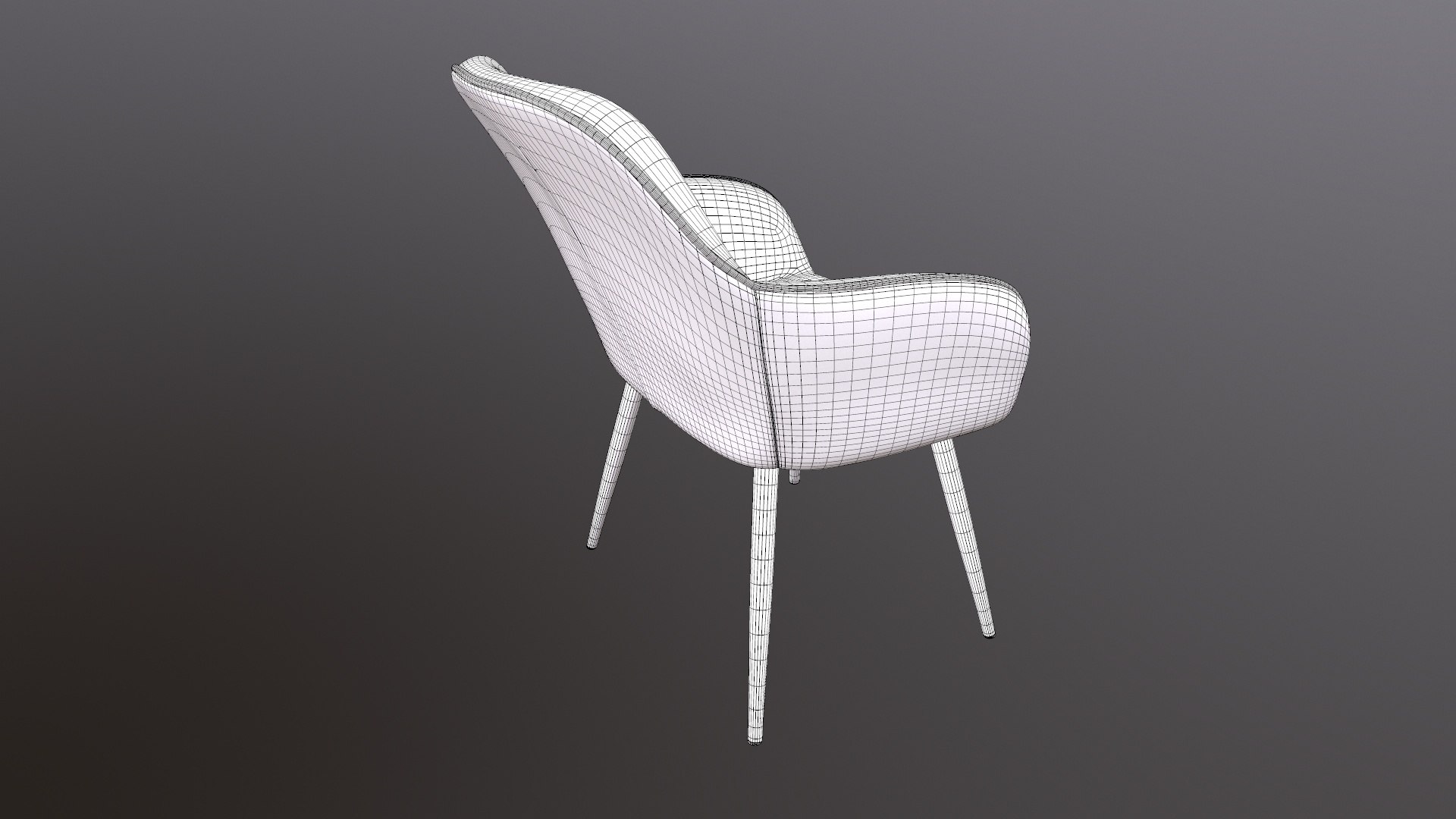 3D Arm Chair model - TurboSquid 2173557
