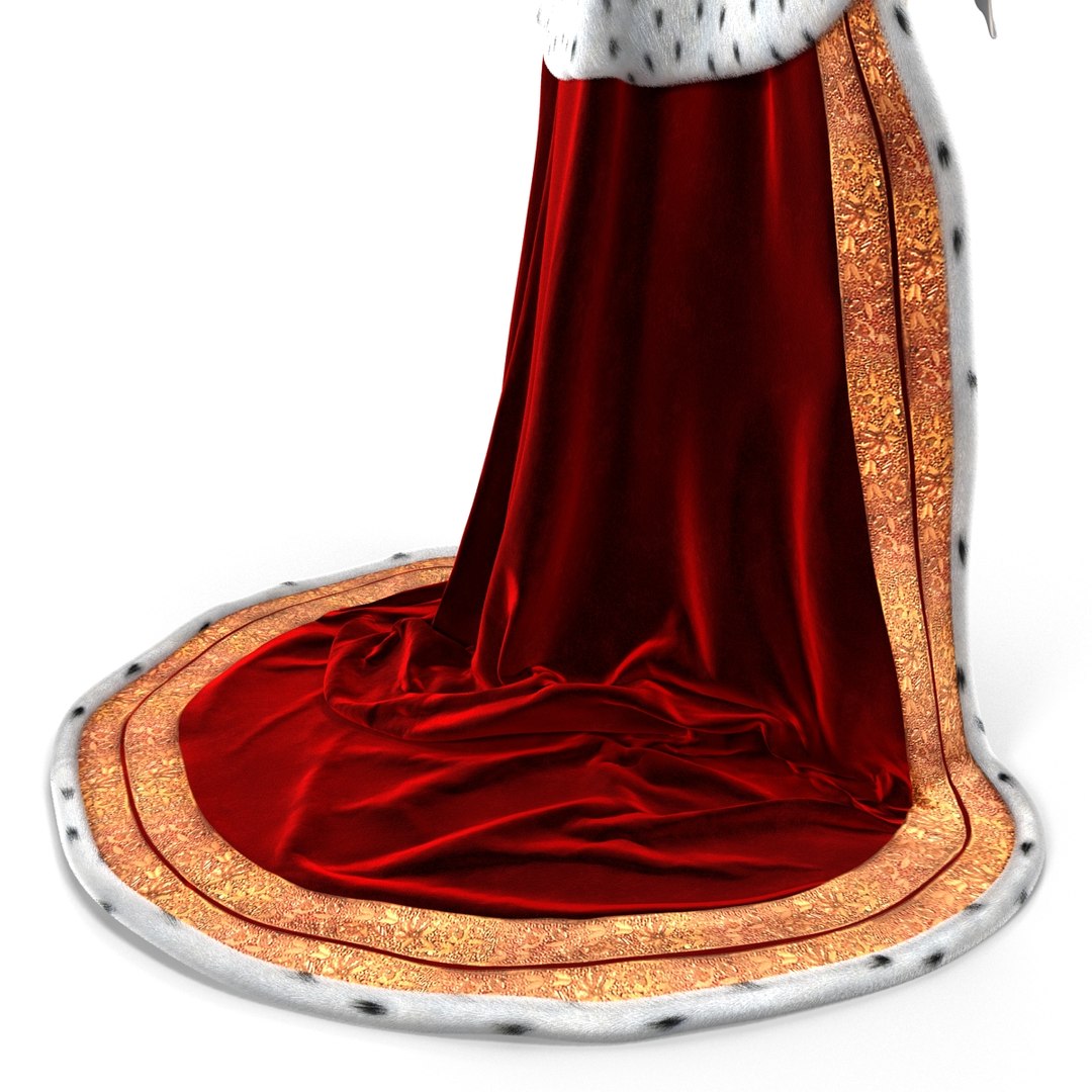 Kings Robe Fur Modeled 3d Max