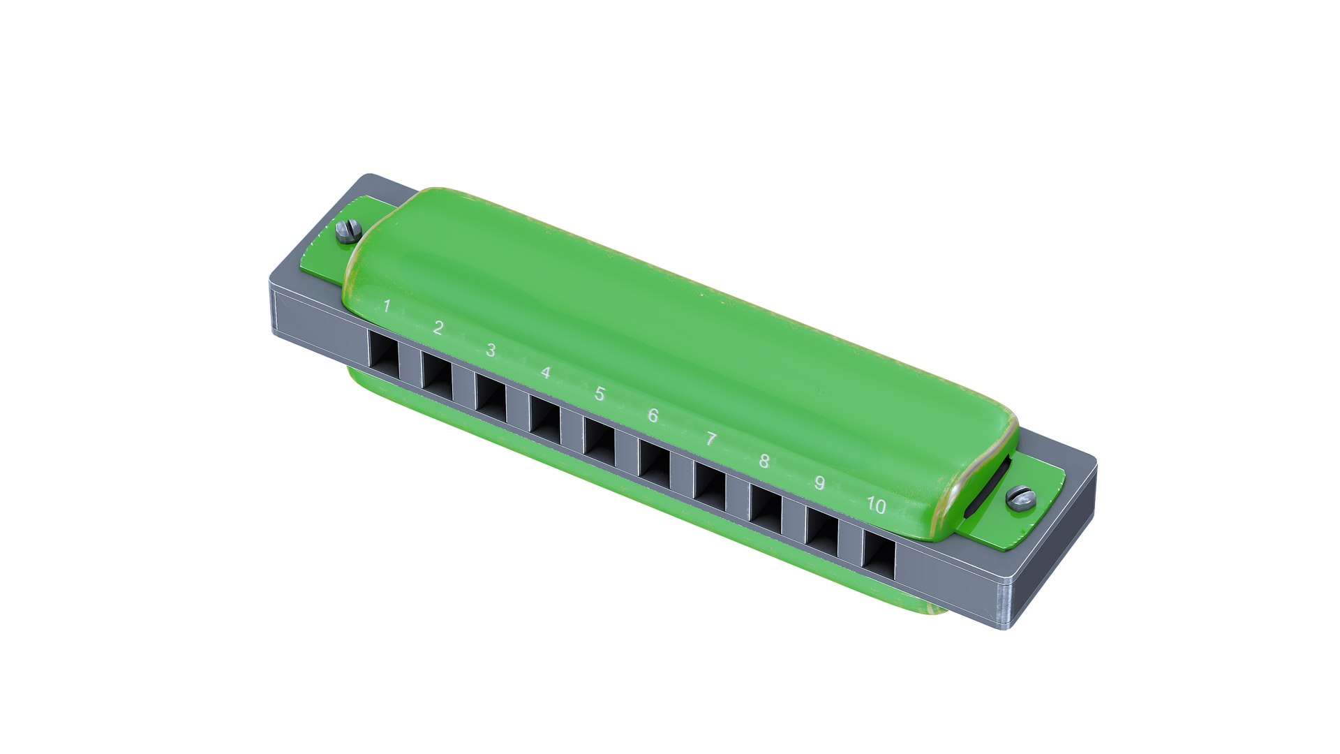 3D Model Harmonica 3D Model - TurboSquid 2268803