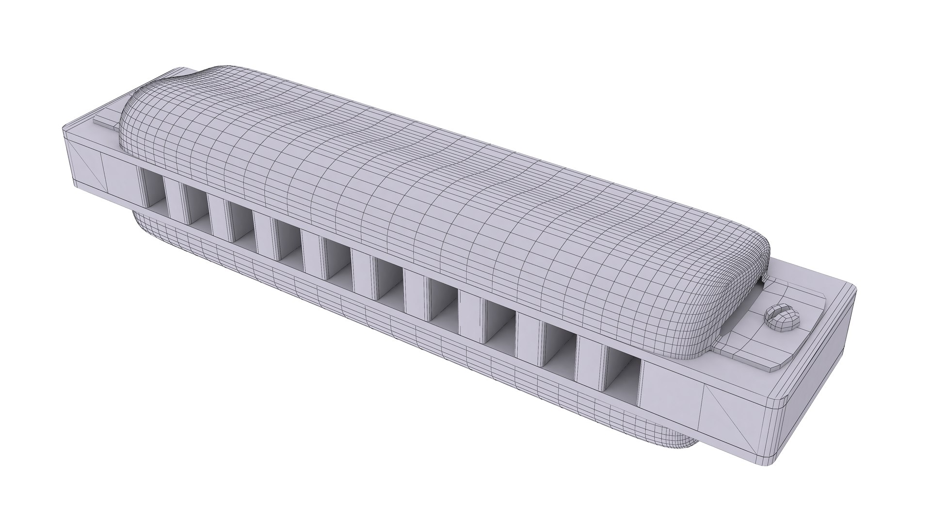 3D Model Harmonica 3D Model - TurboSquid 2268803
