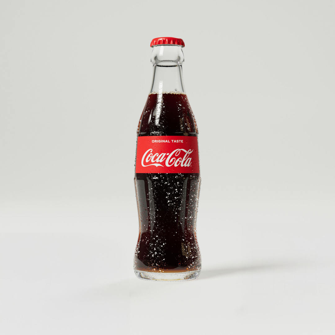 Coca Cola - 200ml With Droplets 3D Model - TurboSquid 2417586