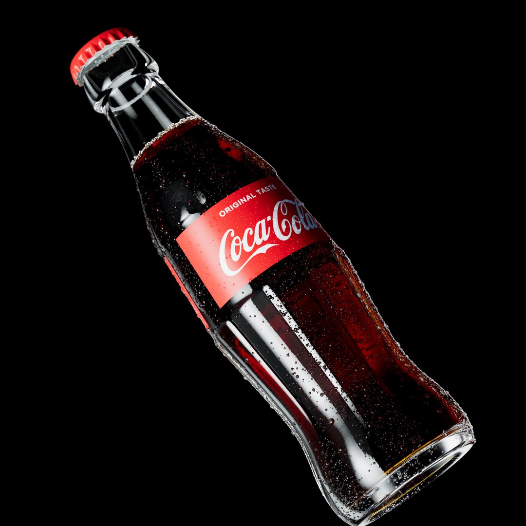 Coca Cola - 200ml With Droplets 3D Model - TurboSquid 2417586