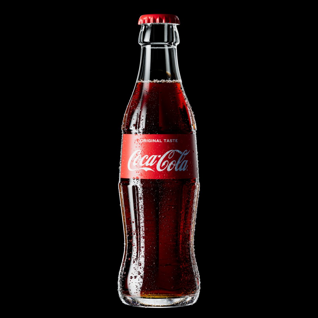 Coca Cola - 200ml With Droplets 3D Model - TurboSquid 2417586