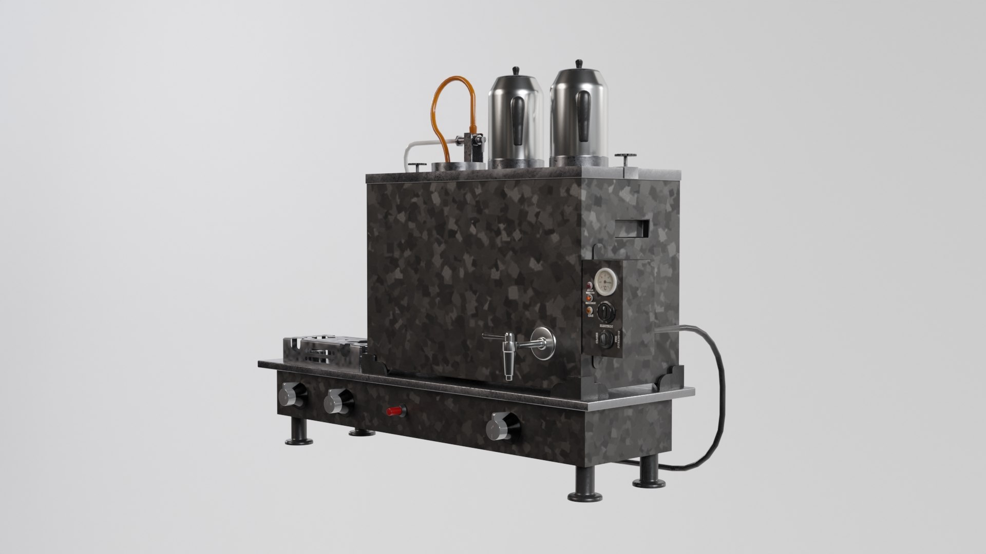Tea Brewing Machine Low-poly 3D - TurboSquid 2151555