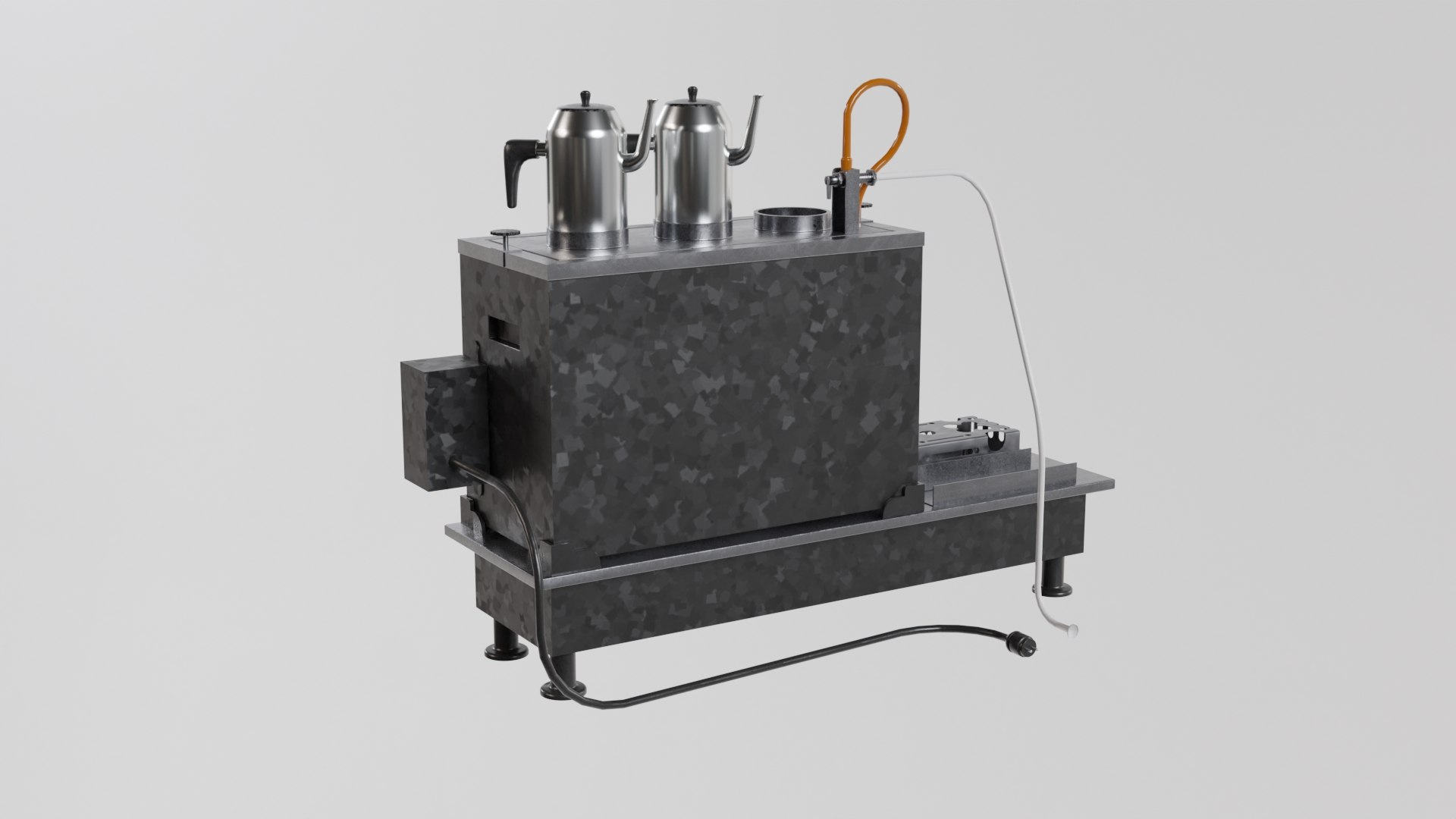 Tea Brewing Machine Low-poly 3D - TurboSquid 2151555