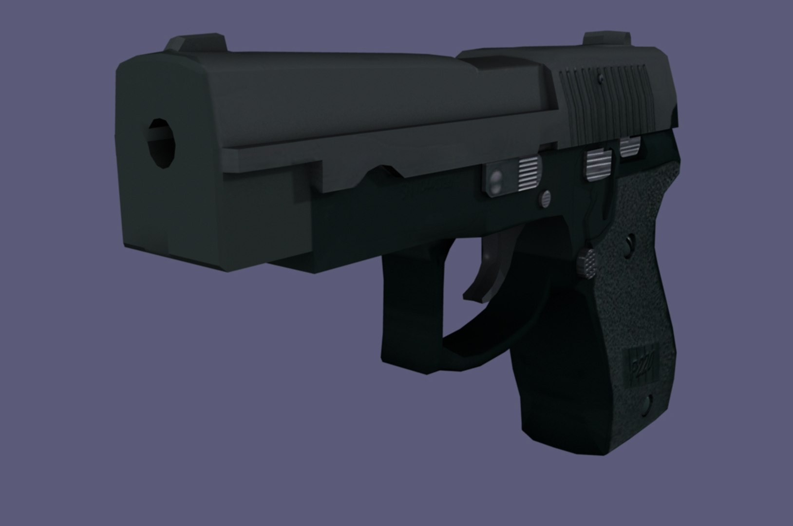 p220 handgun 3d obj