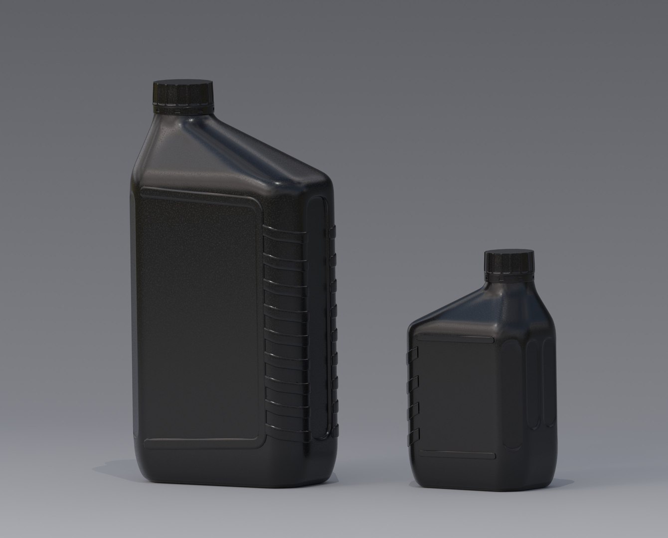 3D Small and Big Motor Oil Bottles model - TurboSquid 2160735