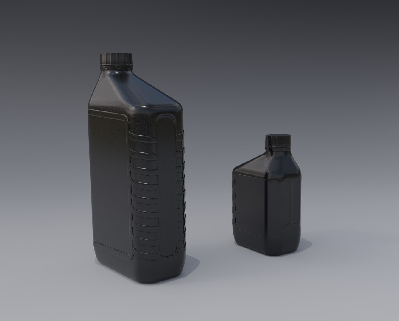 3D Small and Big Motor Oil Bottles model - TurboSquid 2160735