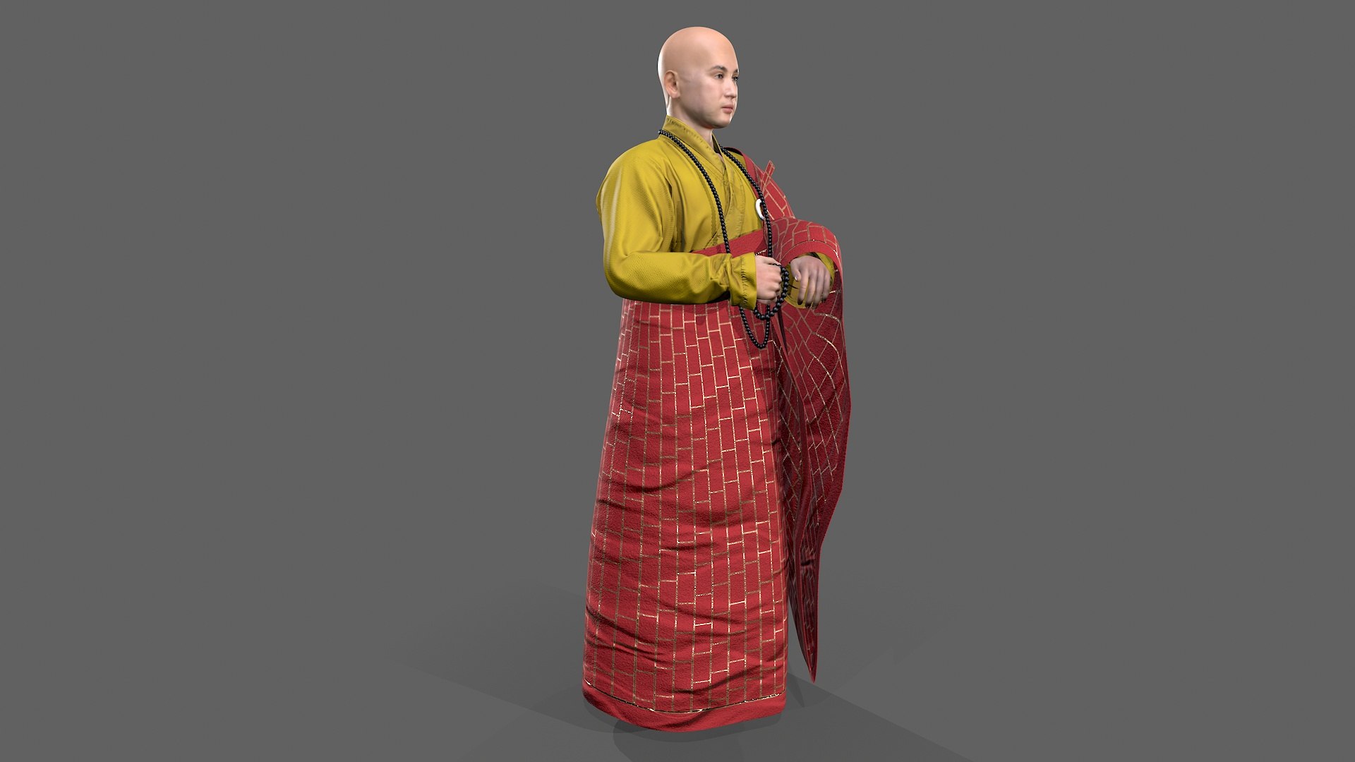 Monks 3D Model - TurboSquid 2198855