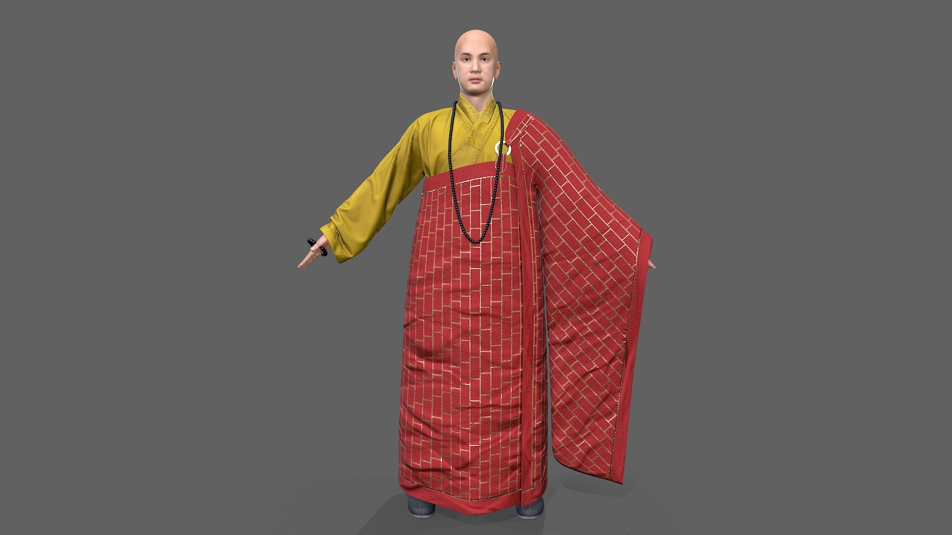 Monks 3D Model - TurboSquid 2198855