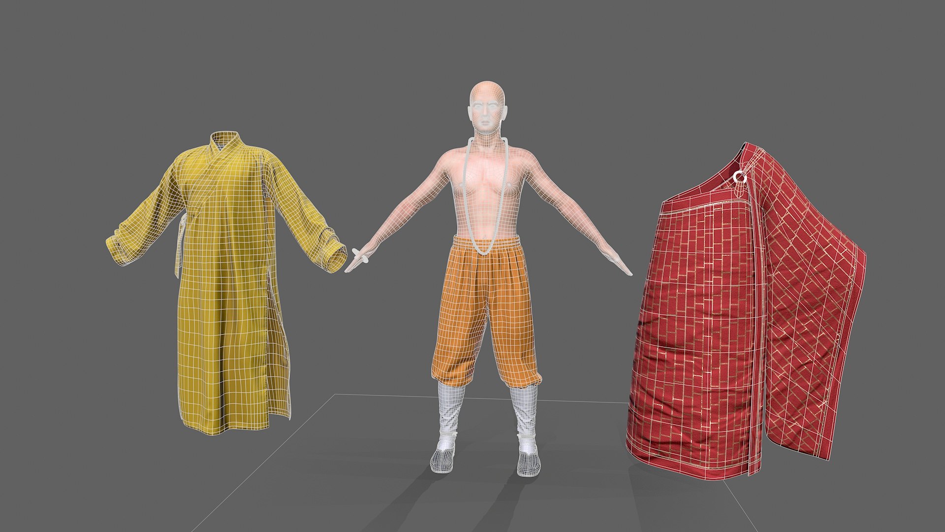 Monks 3D Model - TurboSquid 2198855