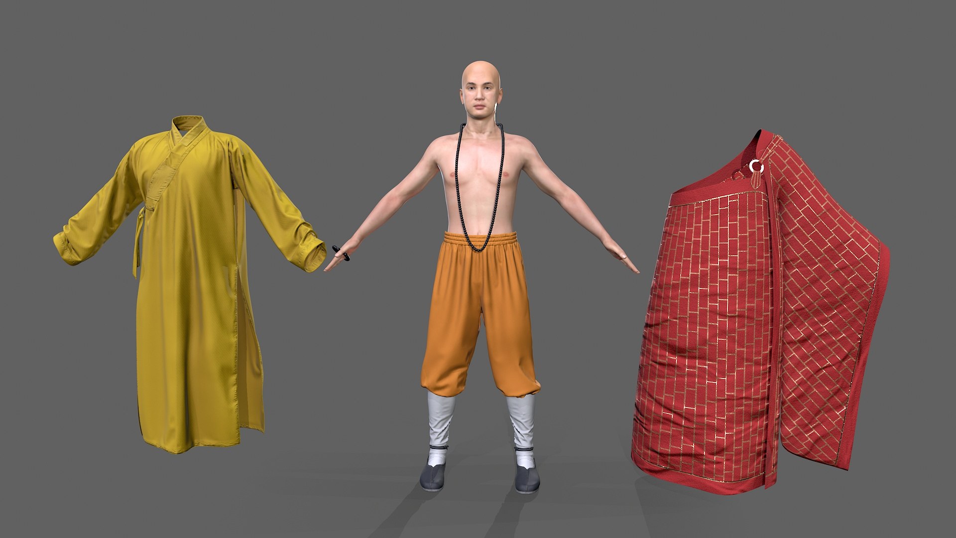 Monks 3D Model - TurboSquid 2198855