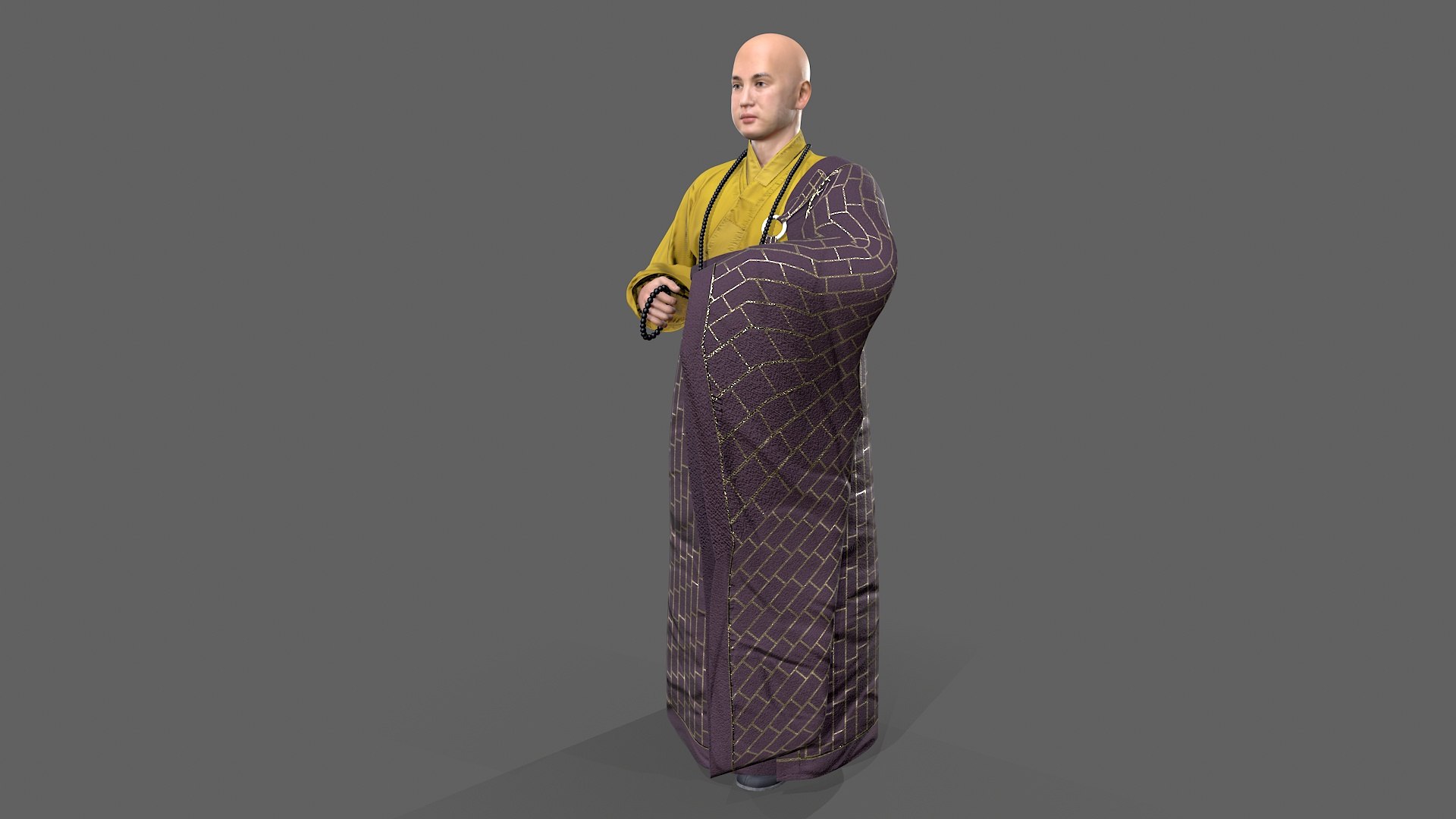 Monks 3D Model - TurboSquid 2198855
