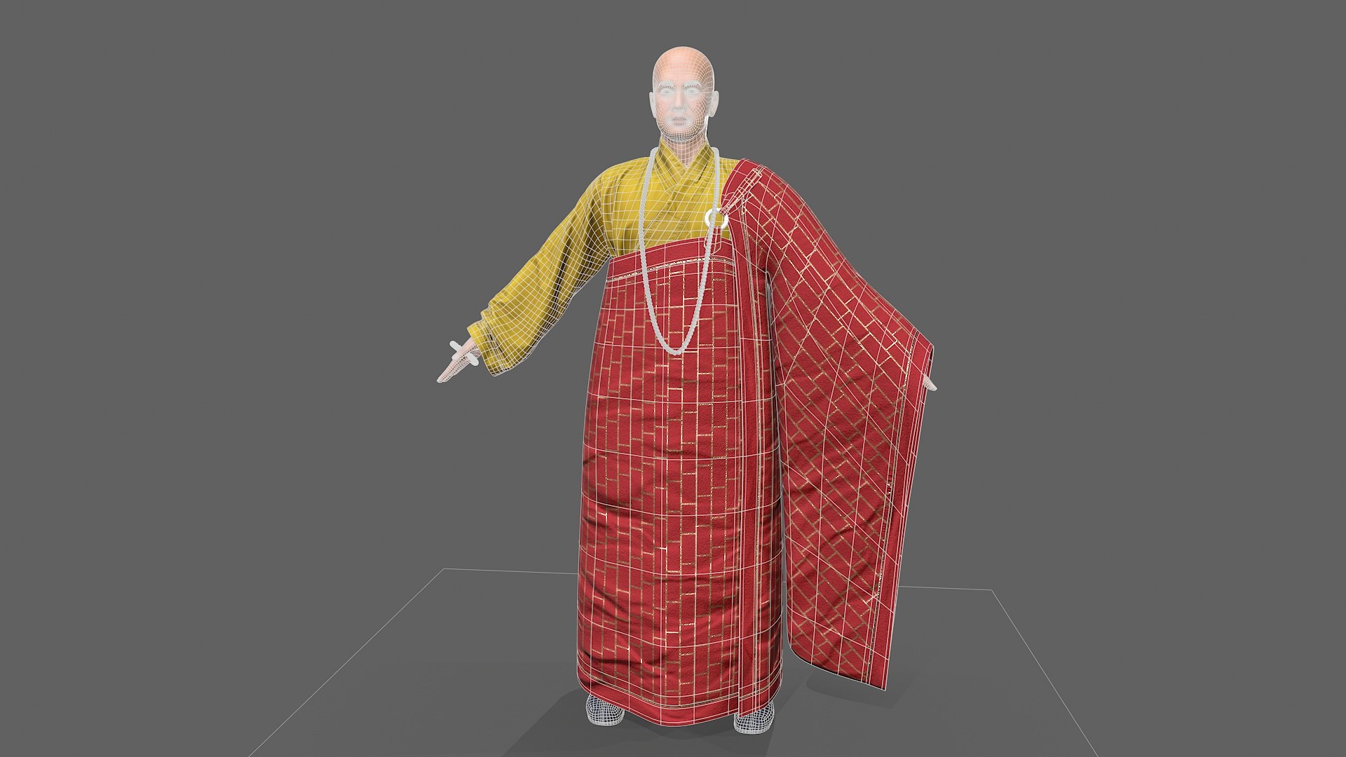 Monks 3D Model - TurboSquid 2198855