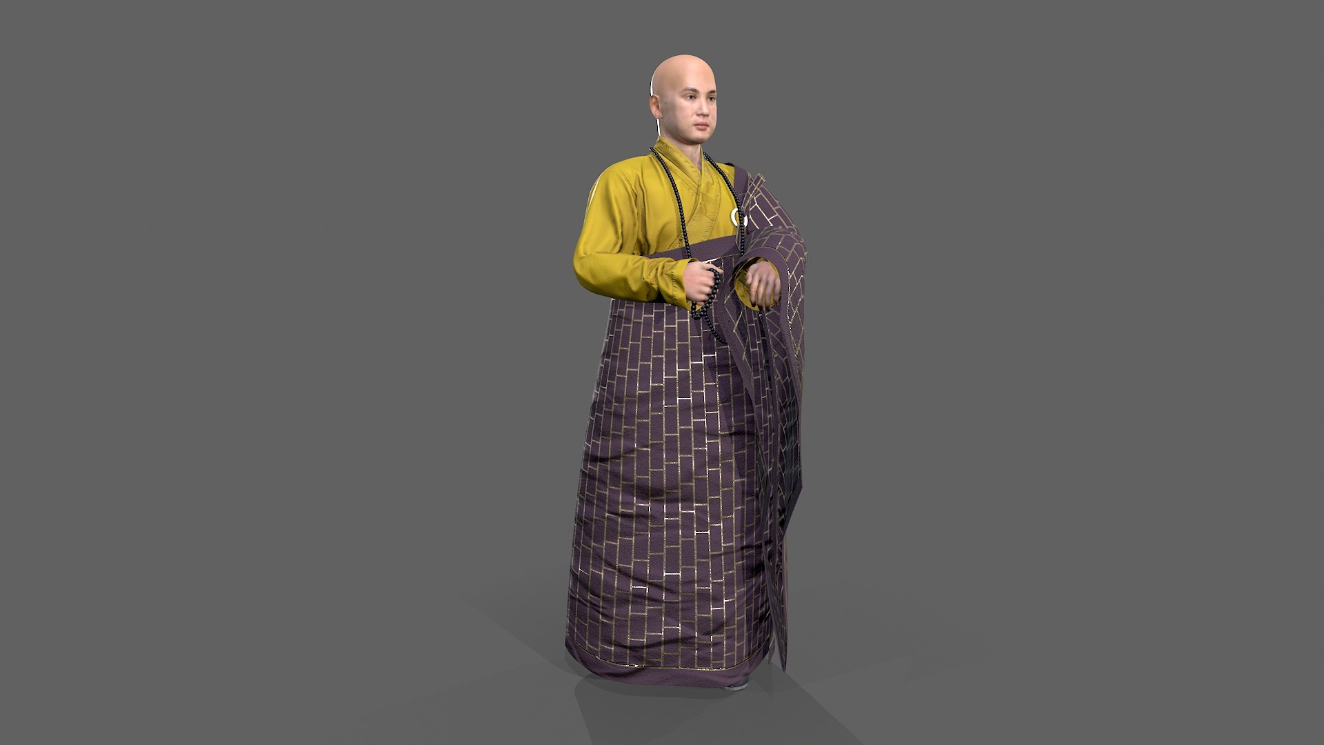Monks 3D Model - TurboSquid 2198855