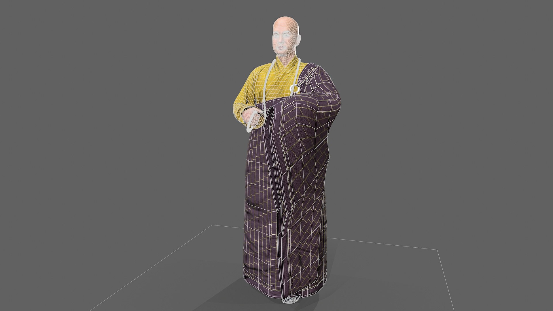 Monks 3D Model - TurboSquid 2198855