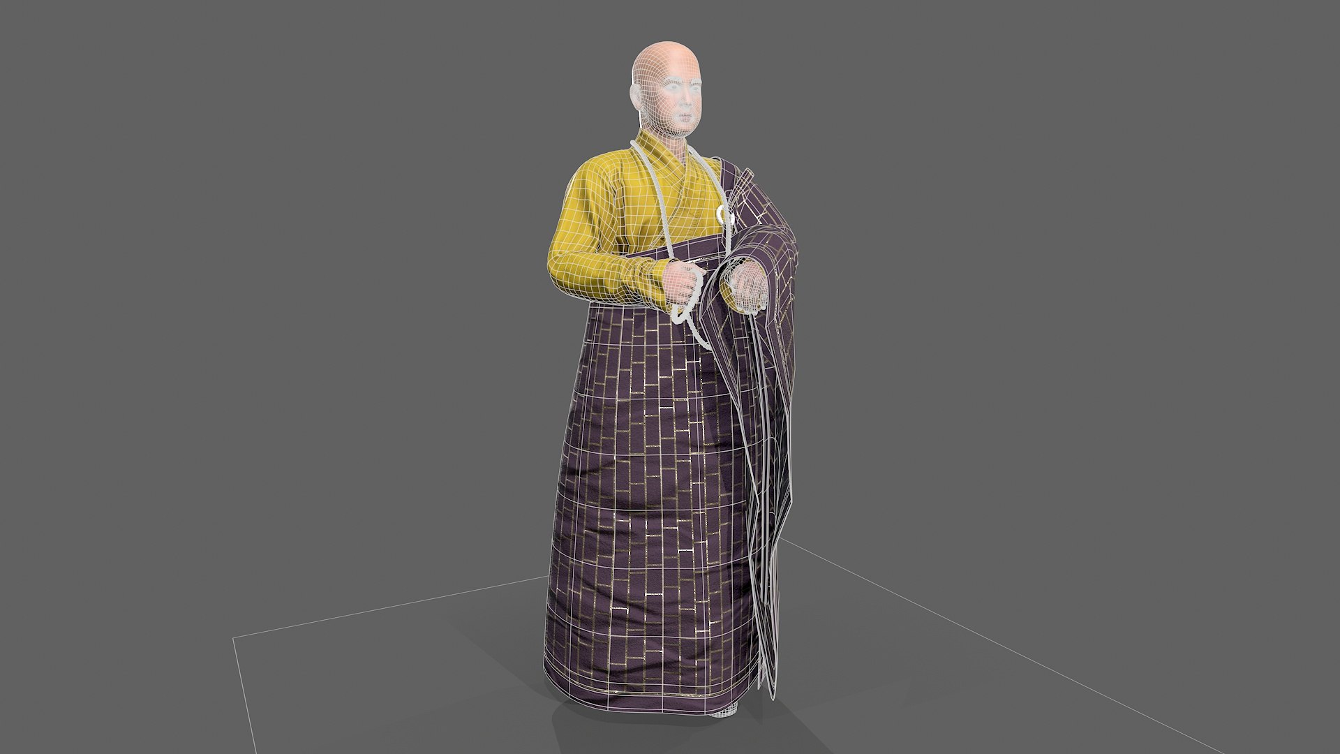 Monks 3D Model - TurboSquid 2198855