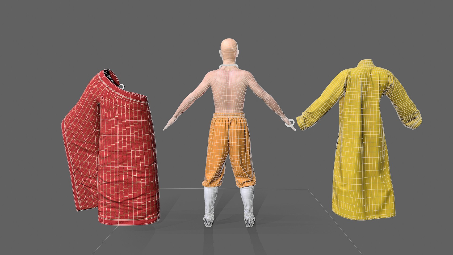 Monks 3D Model - TurboSquid 2198855