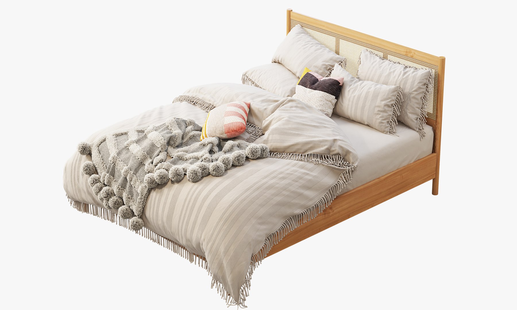 Joybird Cleo Bed 3D Model - TurboSquid 1818092
