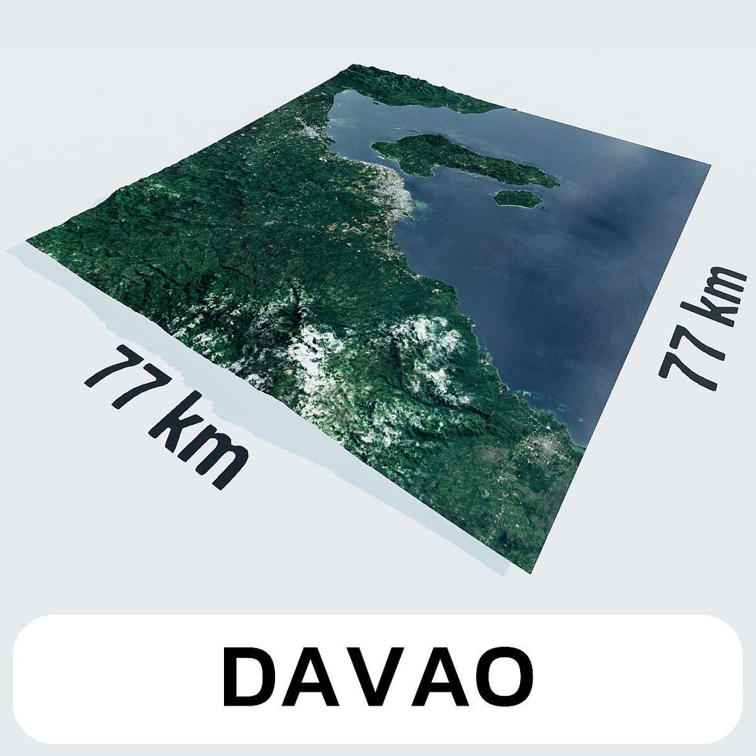 Davao Philippines City Landscape 3D Model - TurboSquid 2043281