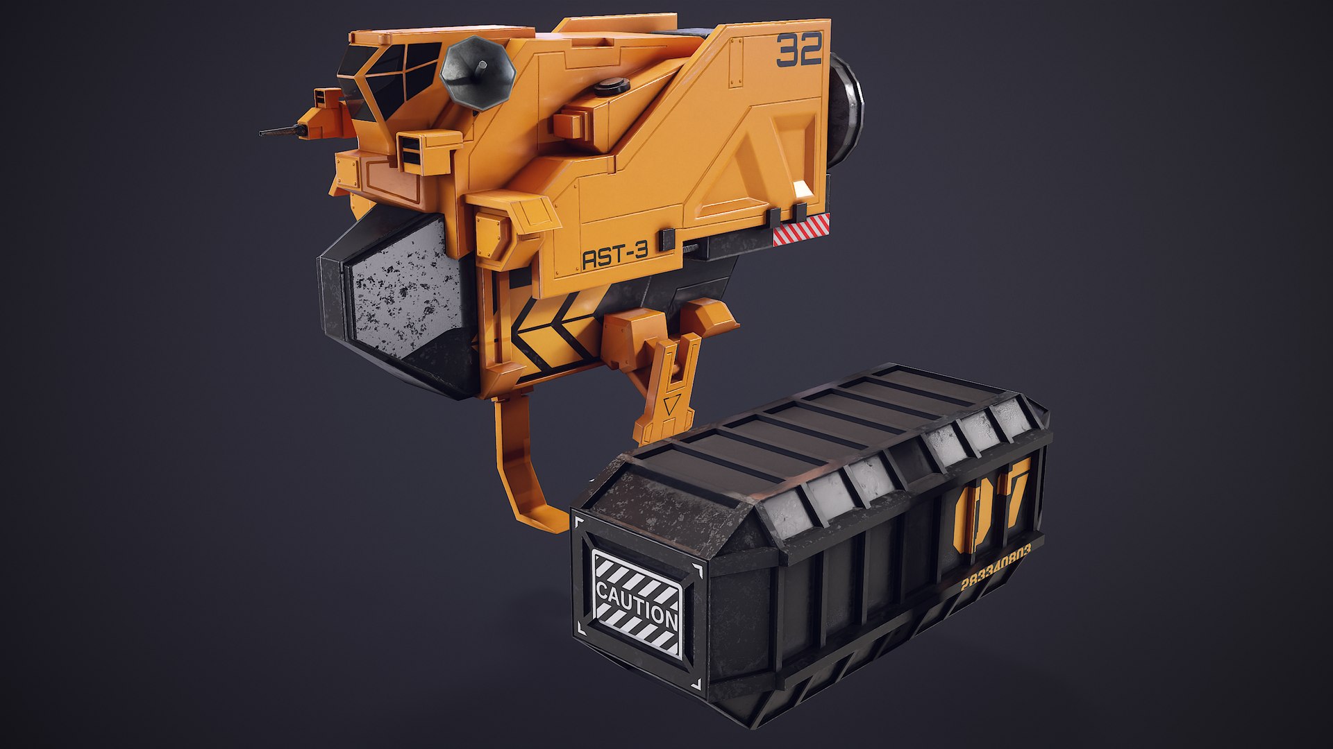 Sci-fi Cargo Loader 3D Model - TurboSquid 1669551