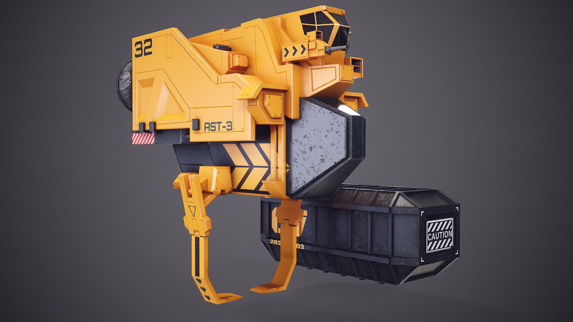 Sci-fi Cargo Loader 3D Model - TurboSquid 1669551