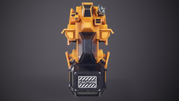 Sci-fi cargo loader 3D model - TurboSquid 1669551
