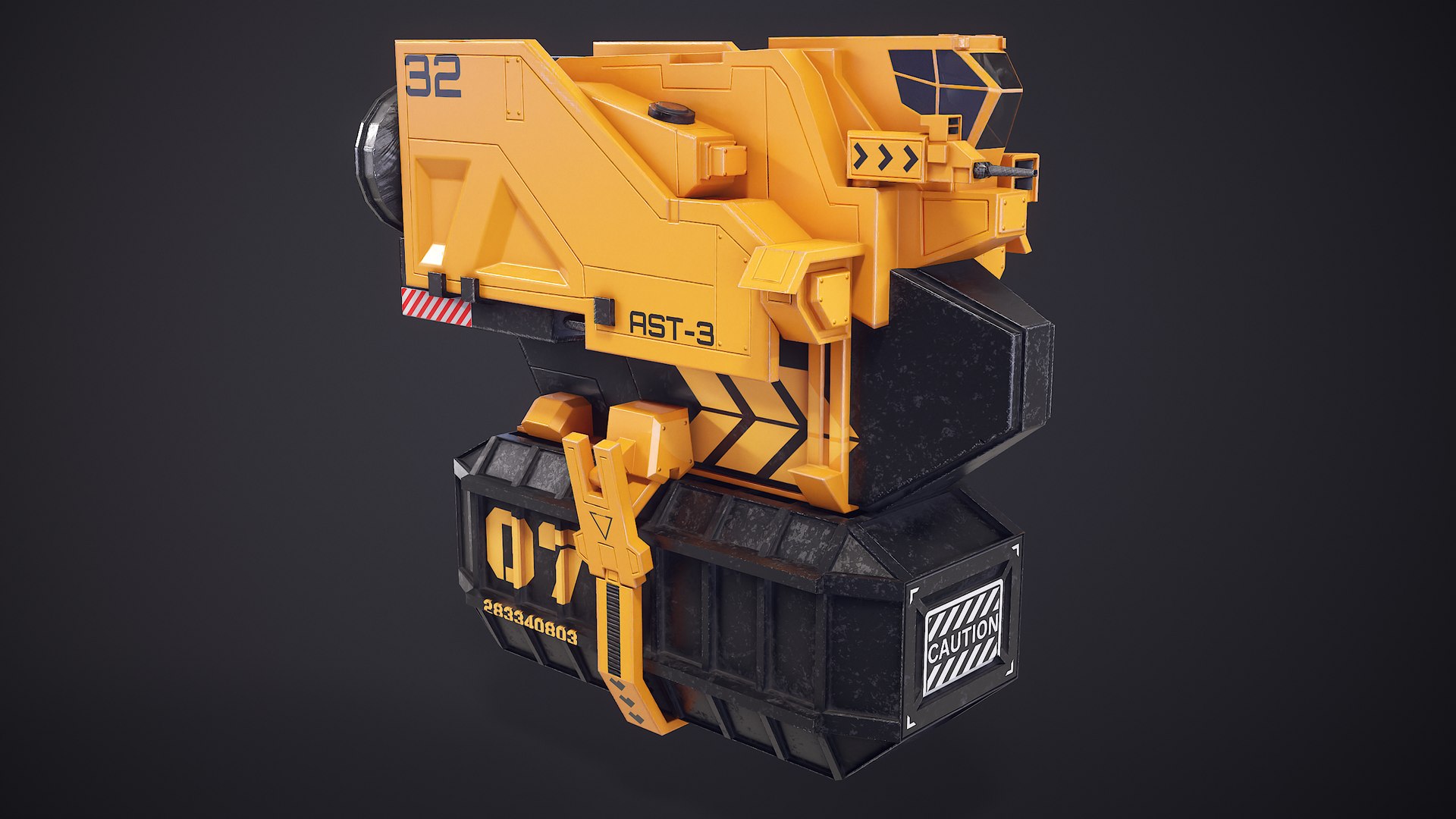 Sci-fi Cargo Loader 3D Model - TurboSquid 1669551