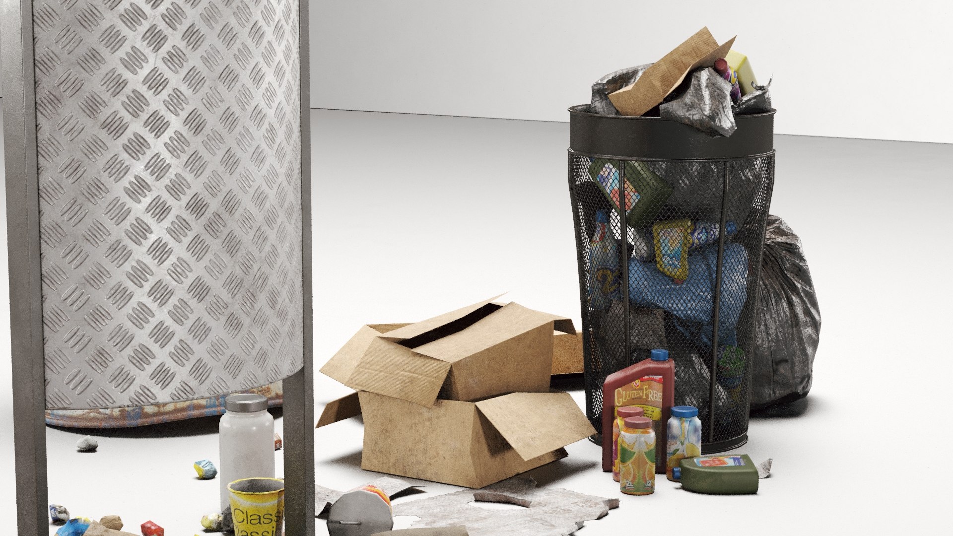 Street Trash Model - TurboSquid 1949407