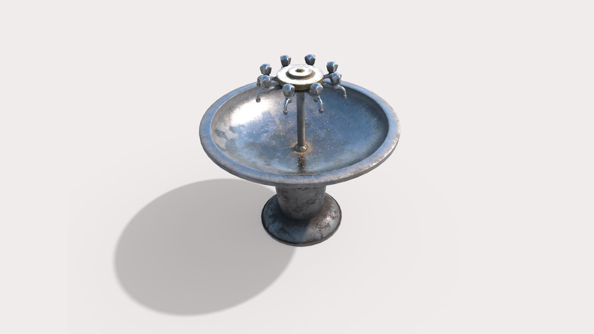 Multiple Drinking Water Taps 3D - TurboSquid 2269140