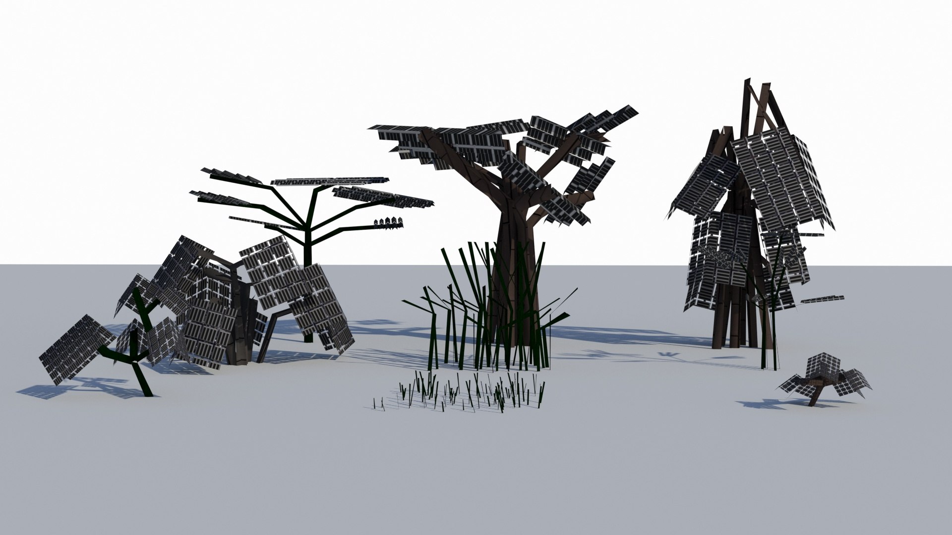 Alien Foliage 3D Model - TurboSquid 1991792