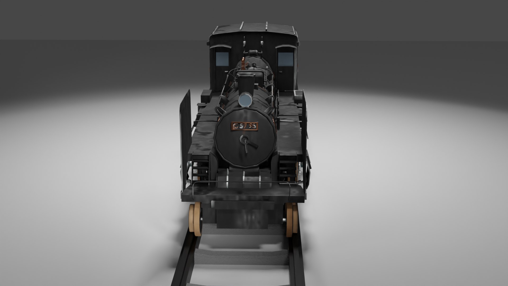 Locomotive C5795 PBR Low Poly Game Ready 3D Model - TurboSquid 1980796