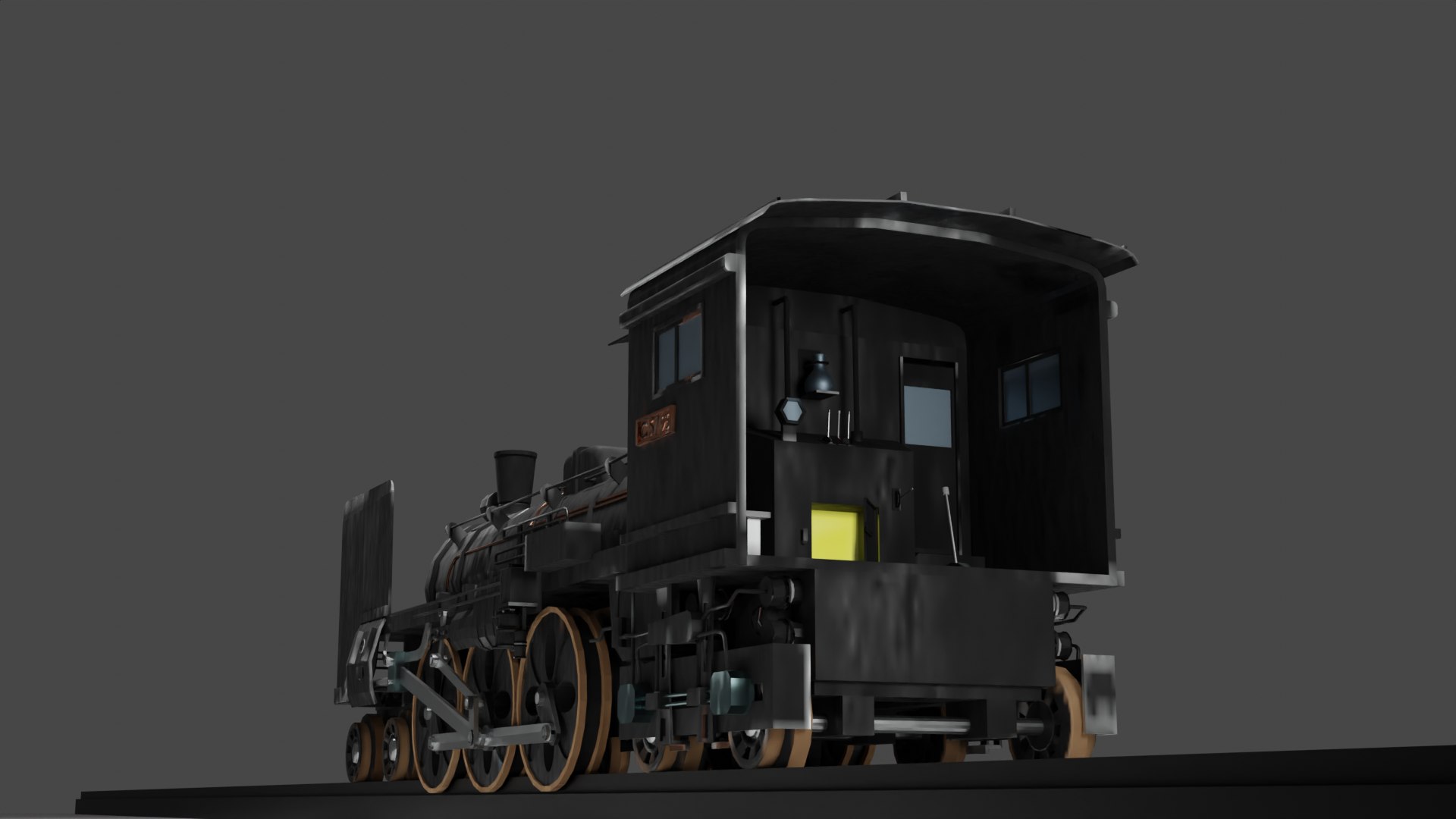 Locomotive C5795 PBR Low Poly Game Ready 3D Model - TurboSquid 1980796