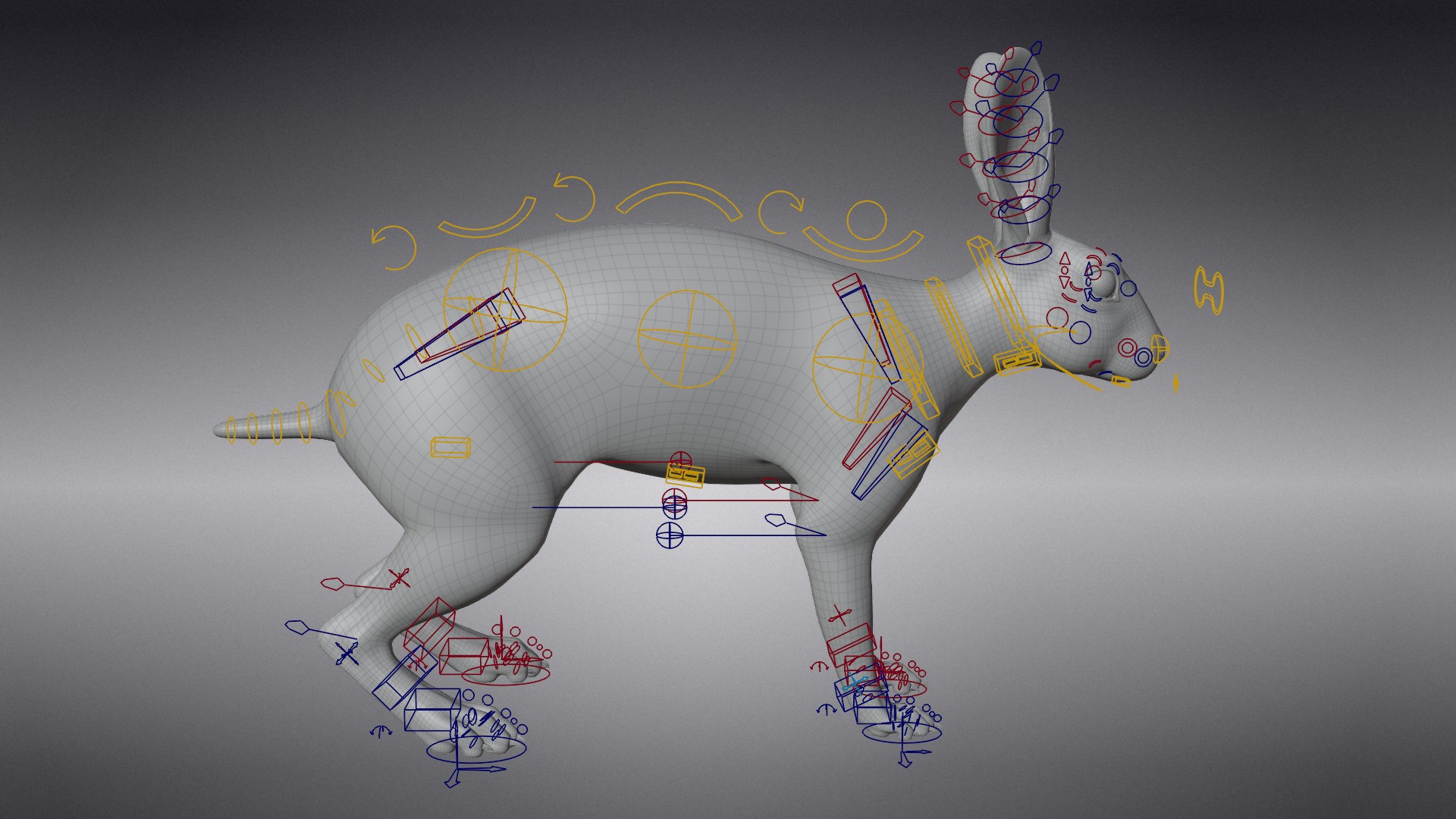 White rabbit Animated 3D model - TurboSquid 2004236