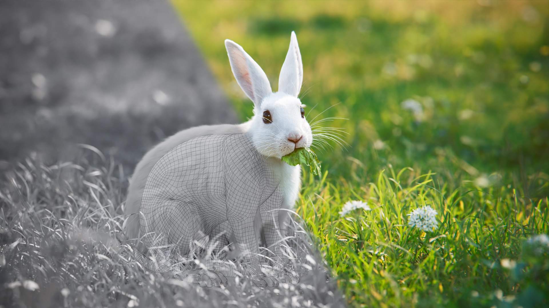 White Rabbit Animated 3D Model - TurboSquid 2004236