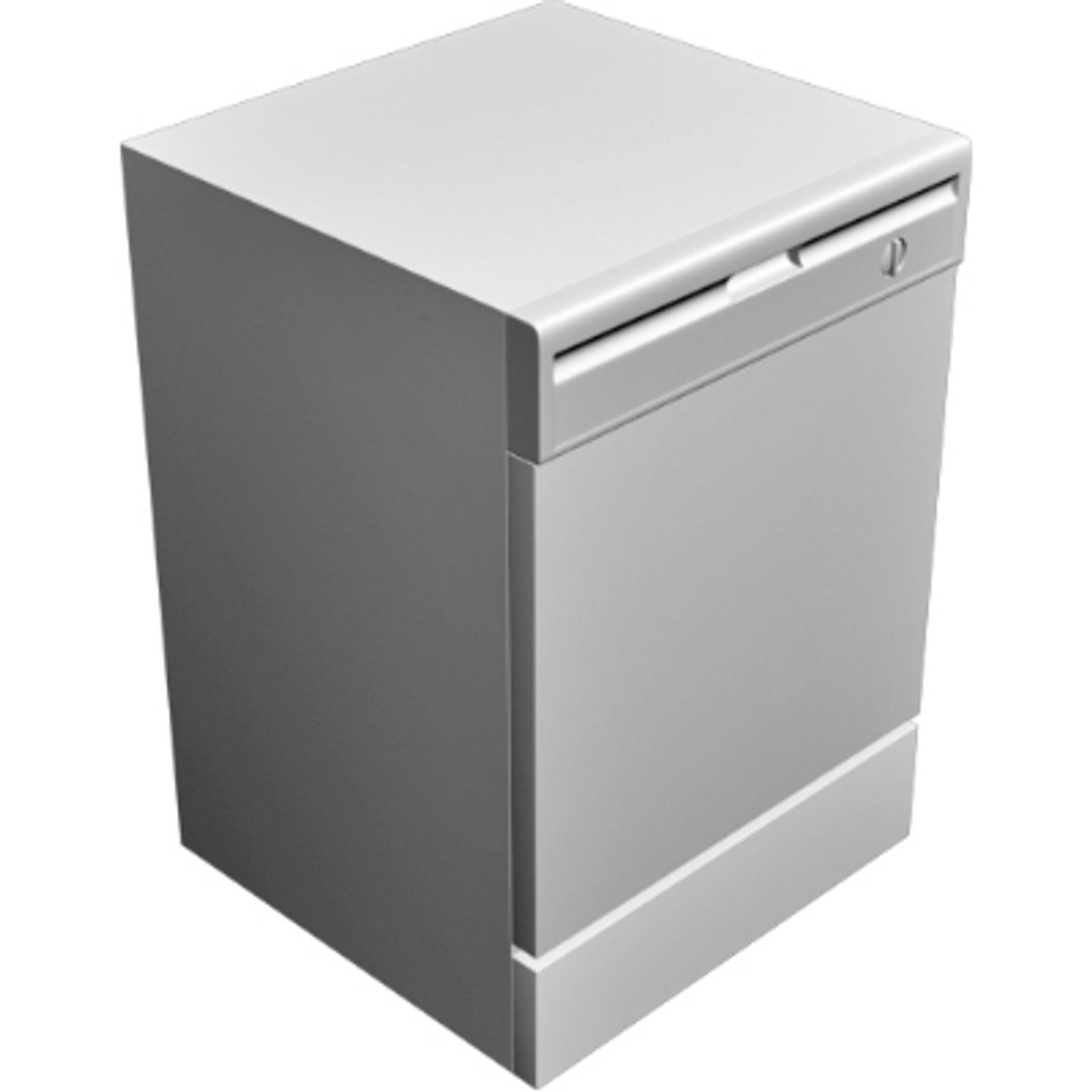 Dishwasher 3d Model
