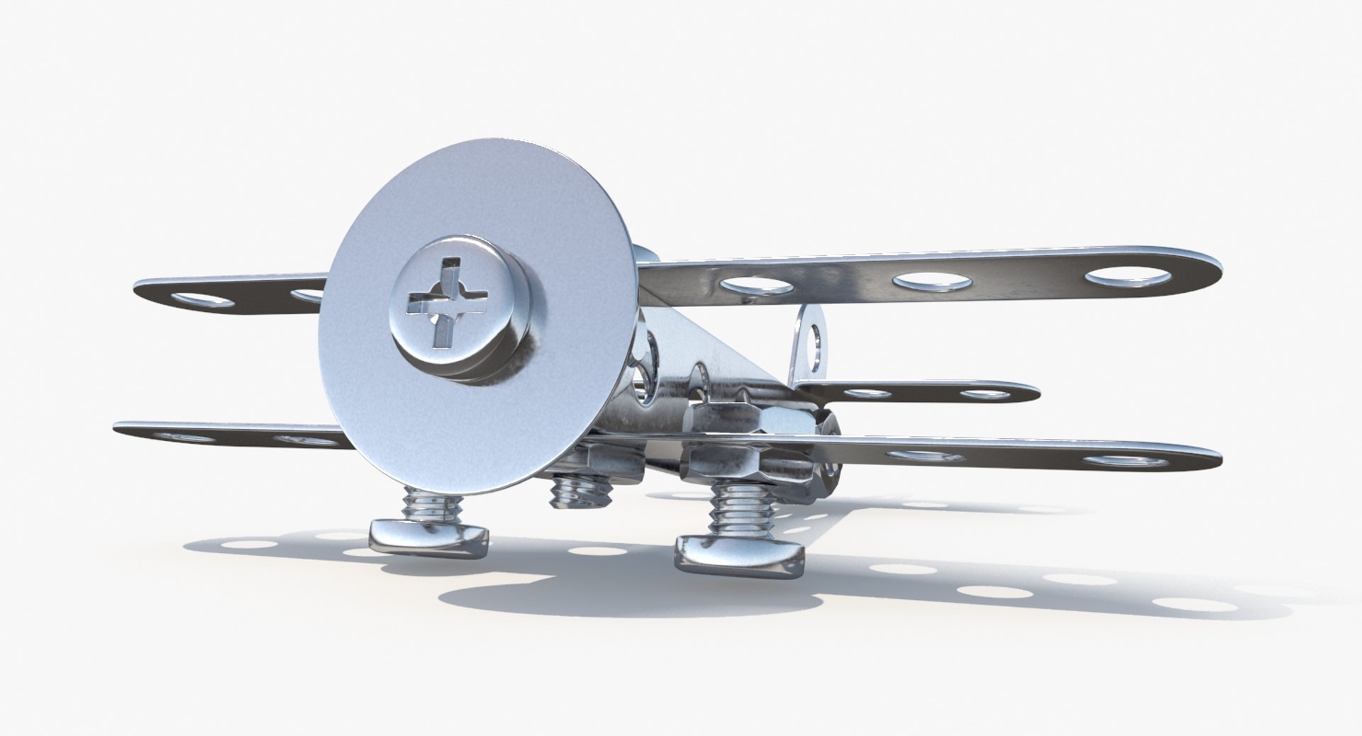 Airplane Metal Kit 3D Model - TurboSquid 1334292