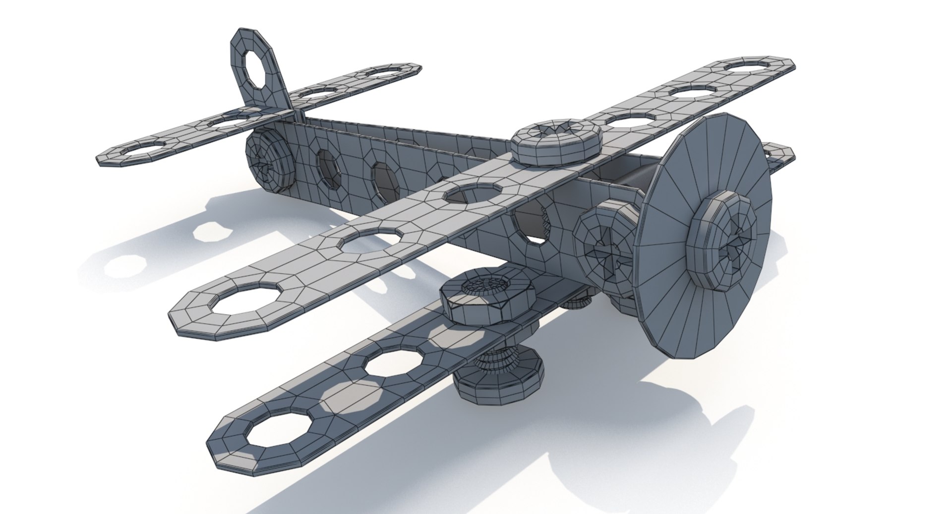 Airplane Metal Kit 3D Model - TurboSquid 1334292